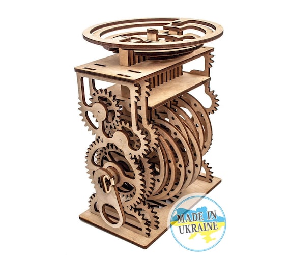 Mechanical Movable Wooden 3D Miko Puzzle Dripping Drop | Etsy