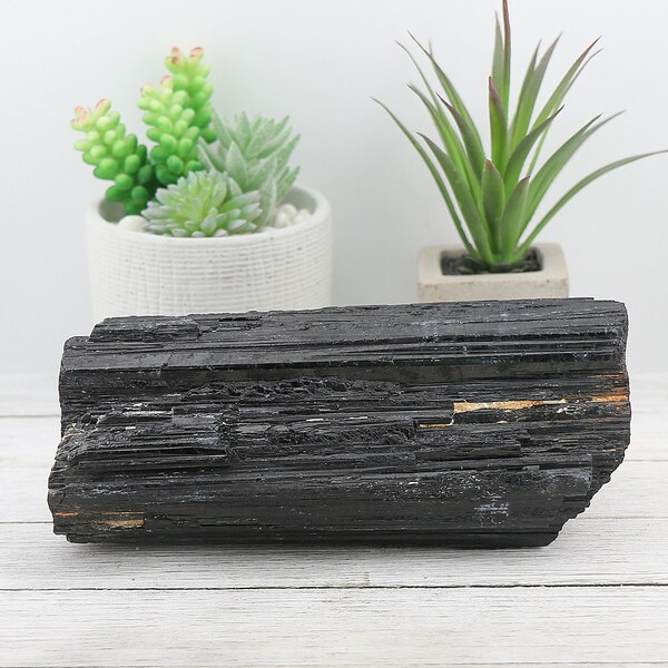 Extra Large Raw Tourmaline Black - Etsy
