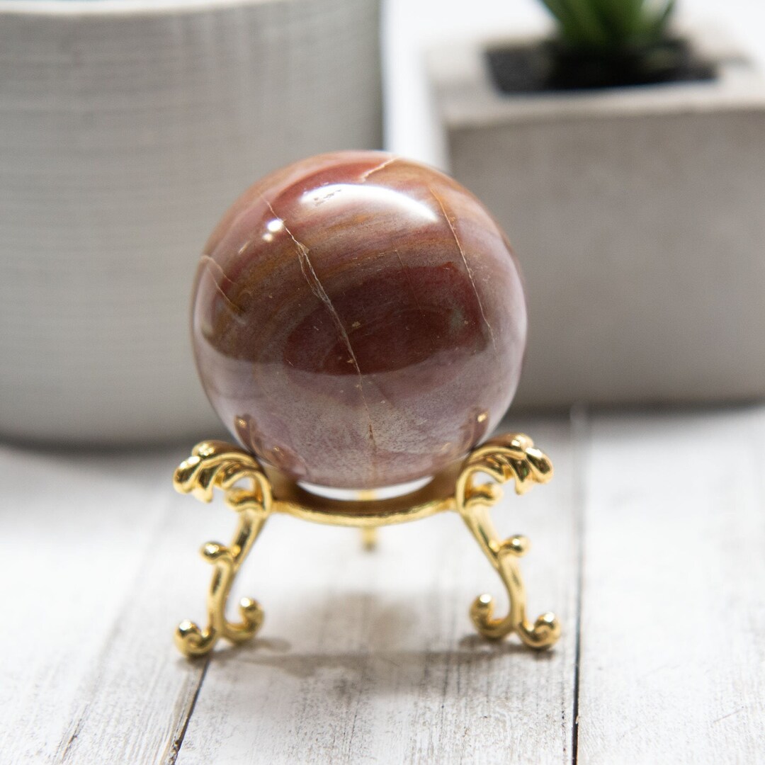 Large Petrified Wood Sphere - Rare Fossil Stone Crystal Ball #PWS10 - Etsy