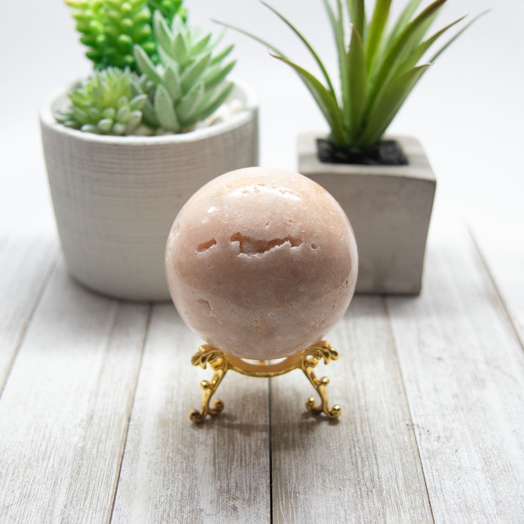 Large Pink Amethyst Sphere, Lilac Lavender Purple Blue Druzy Polished ...