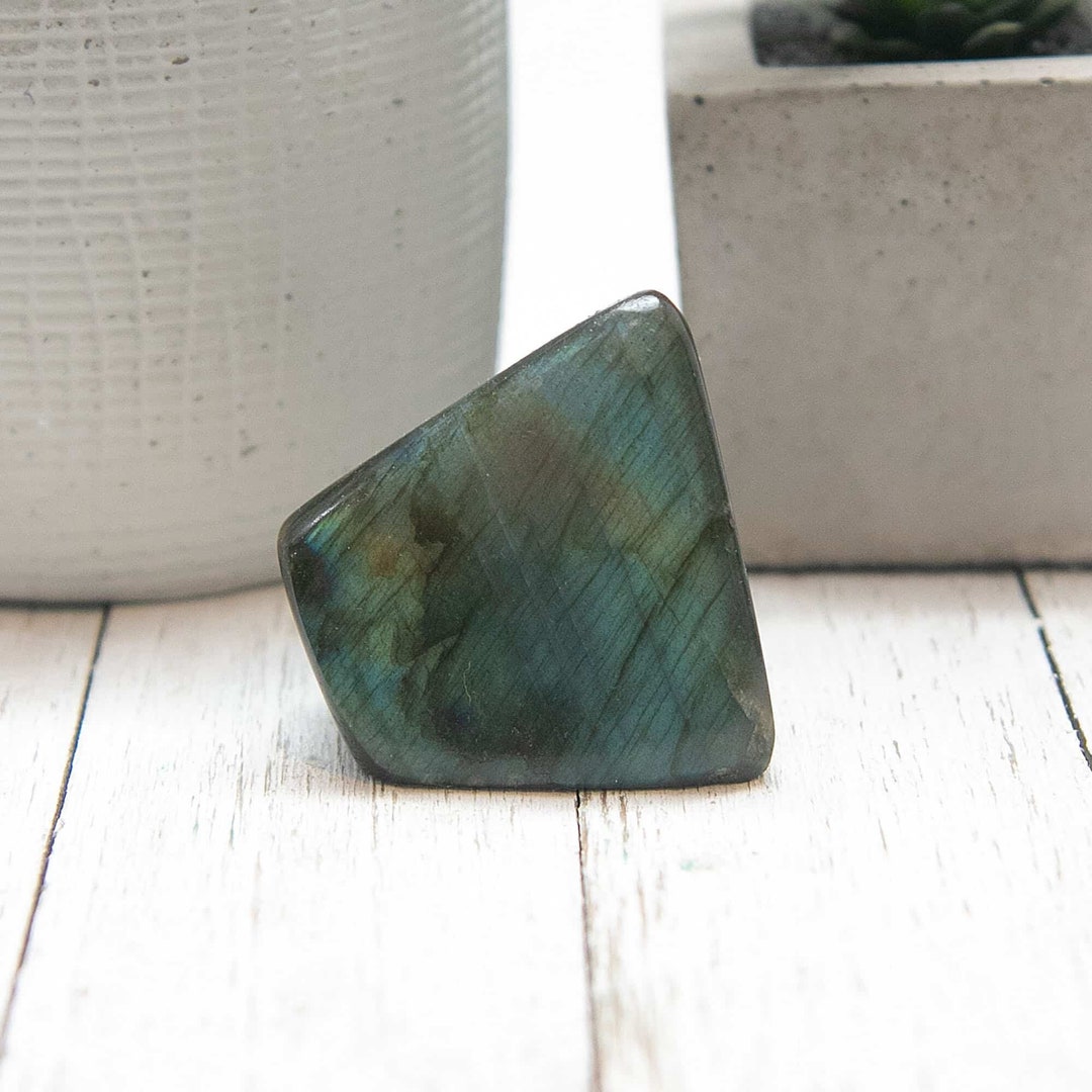 Labradorite Freeform, Natural Madagascar Flashy Sunset Spectrolite Blue ...