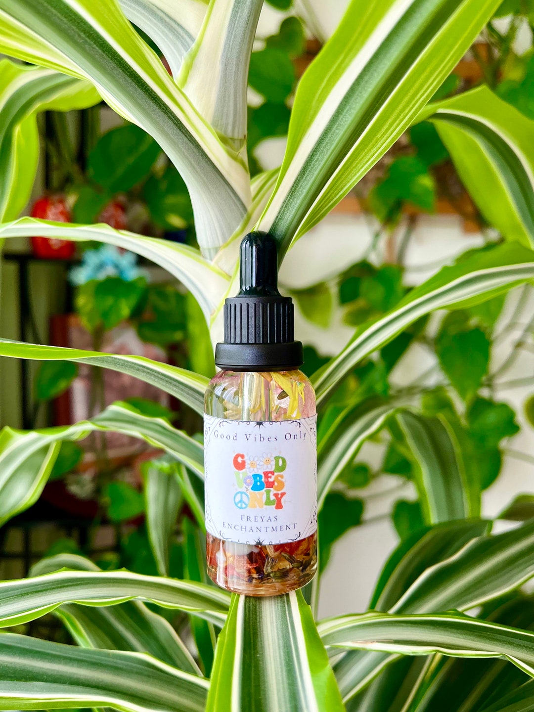 Good Vibes Only Spell Oil 1oz Positive Energy Spell Oil Raise ...