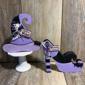 Finished Chunky Wood Witch Shoe, Finished Wood Witch Shoe, Wood Witch ...