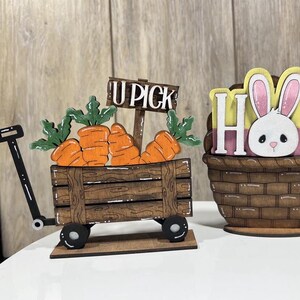 DIY Unfinished Easter Carrot Insert for Small Interchangeable Basket ...