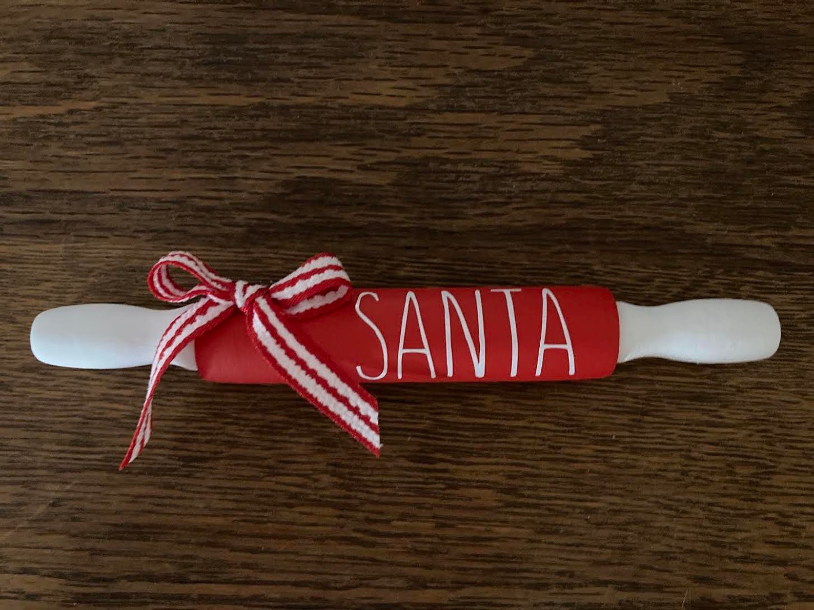 Christmas Mini Rolling Pin, Christmas Tiered Tray Decor, Christmas ...