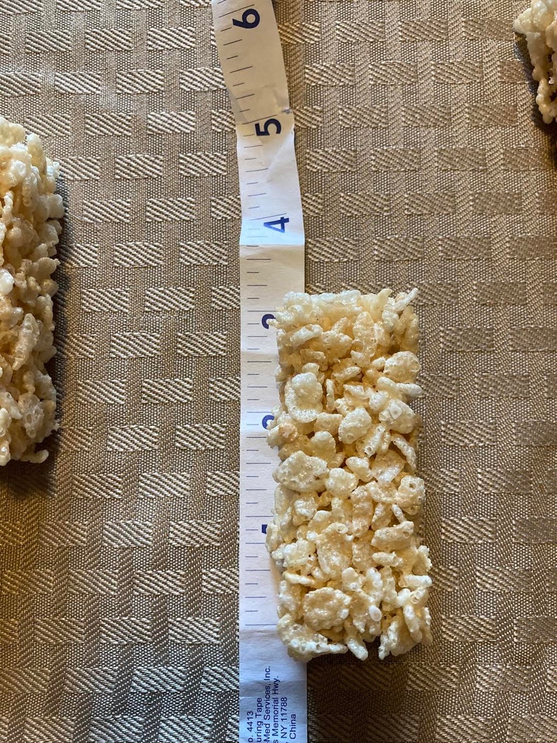 Fake Rice Snack Treat, Fake Rice Snack Bar, Fake Cereal Bar, Realistic ...