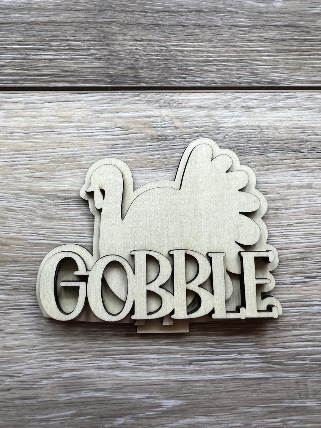 DIY Unfinished Turkey Gobble Insert for Small Interchangeable Basket ...