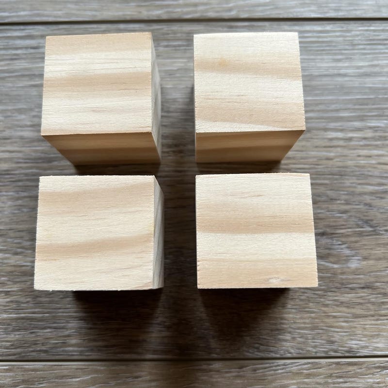 Large Wood Block Bead - Etsy