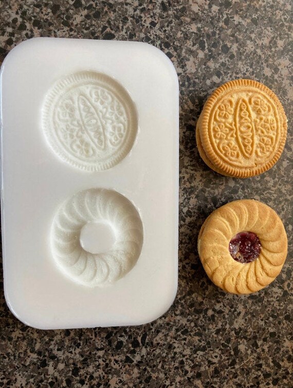 Vanilla Jam Cookie Silicone Mold Cookie Silicone Mold Cookie | Etsy