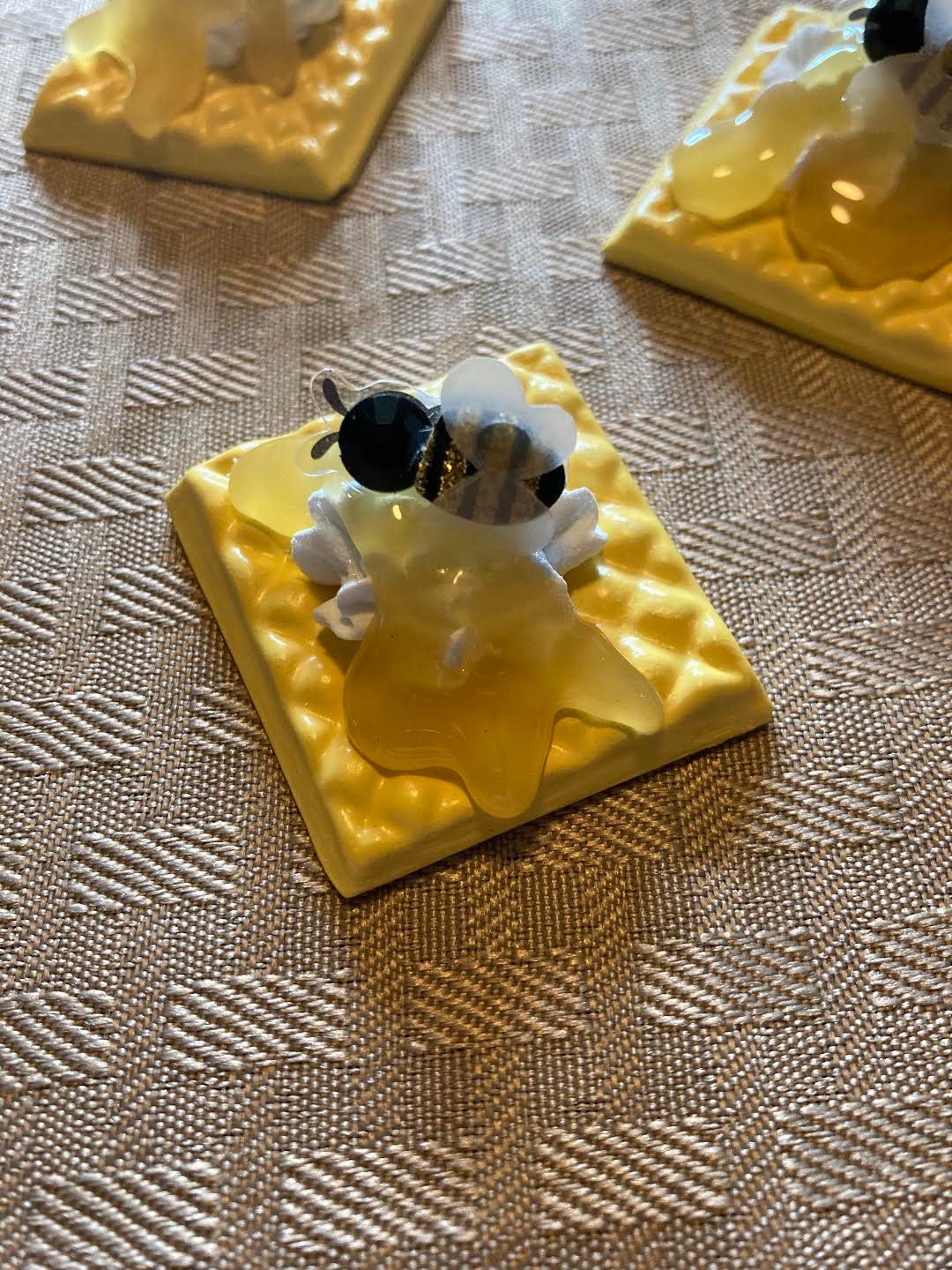 Fake Bee Candy Tiered Tray Decor Bee Decor Fake Honey - Etsy UK