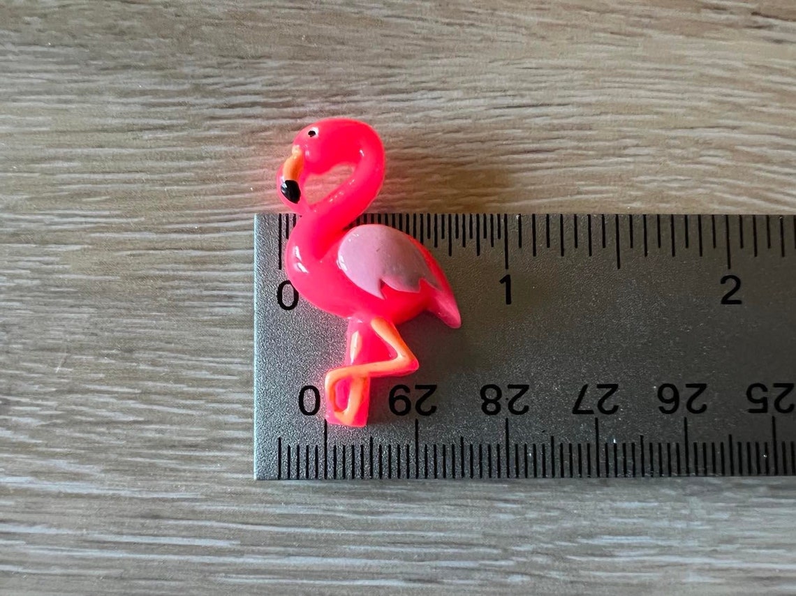 Pink Flamingo Cabochon, Pink Flamingo Flat Back - Etsy