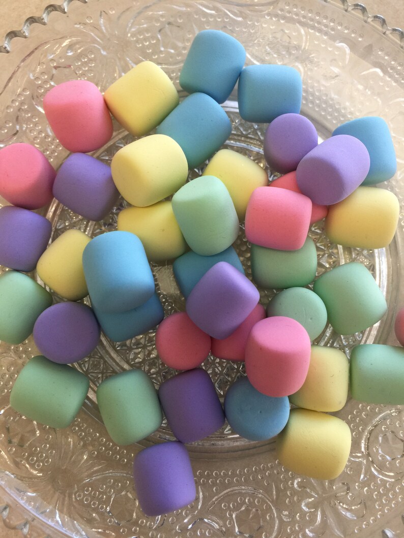 Fake Dark Pastel Mini Marshmallows, Dark Pastel Mini Marshmallows, Mini ...