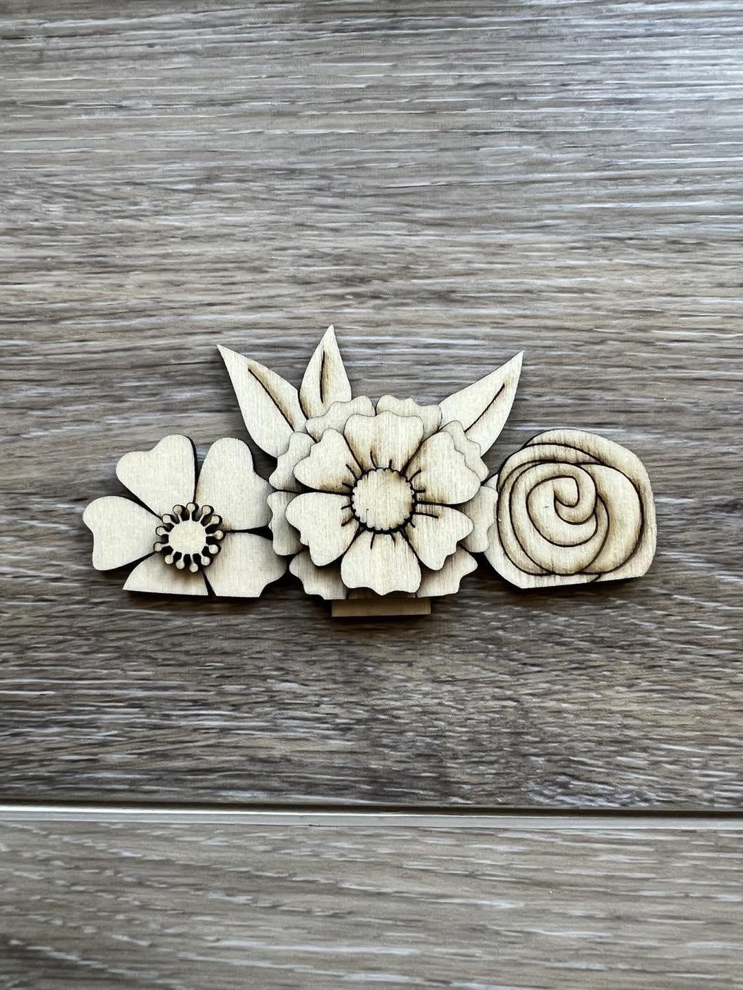 DIY Unfinished Spring Flowers Insert for Small Basket, DIY Spring ...