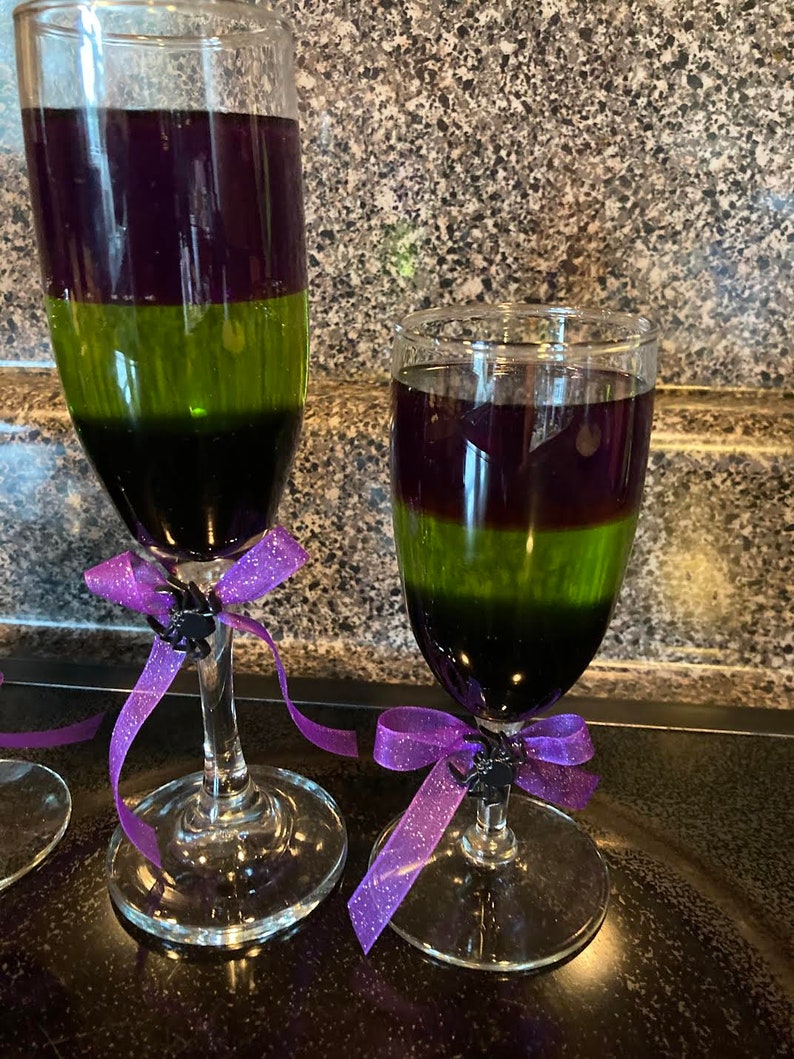 Fake Halloween Drink Fake Layered Halloween Drink Halloween - Etsy
