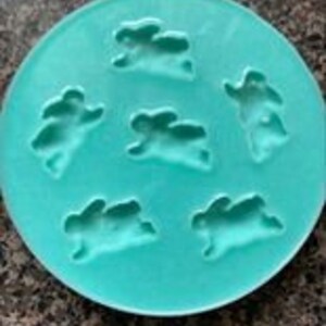 Running Bunny Silicone Mold, Bunny Silicone Mold, Easter Silicone Mold ...