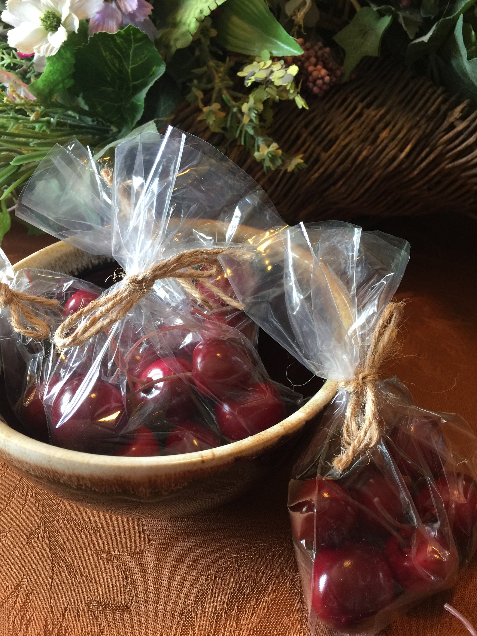 Large Faux Cherries Fake Cherries Kitchen Decor Fake Bake - Etsy