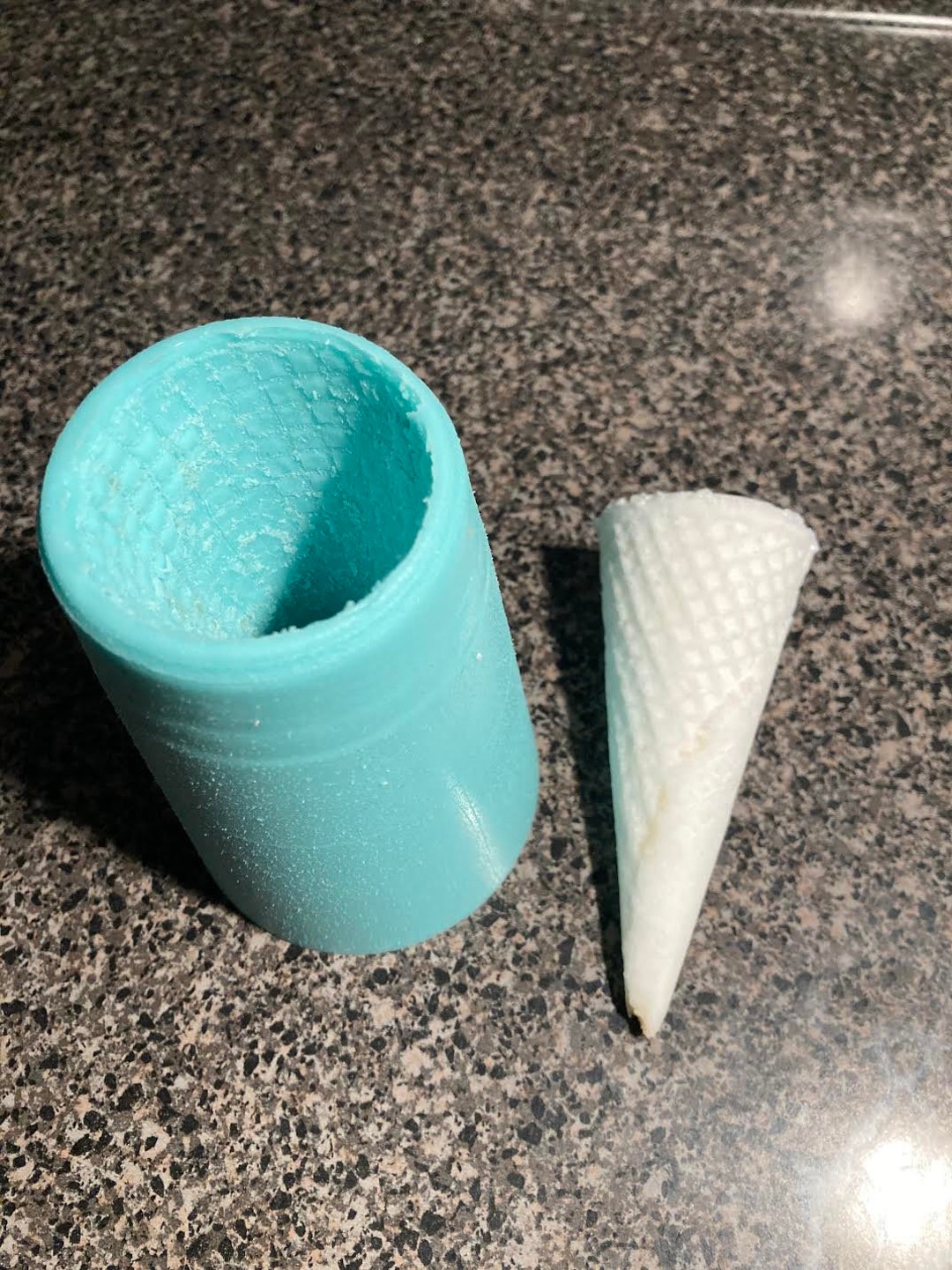 Realistic Waffle Cone Mold, Waffle Cone Mold, Sugar Cone Silicone Mold ...