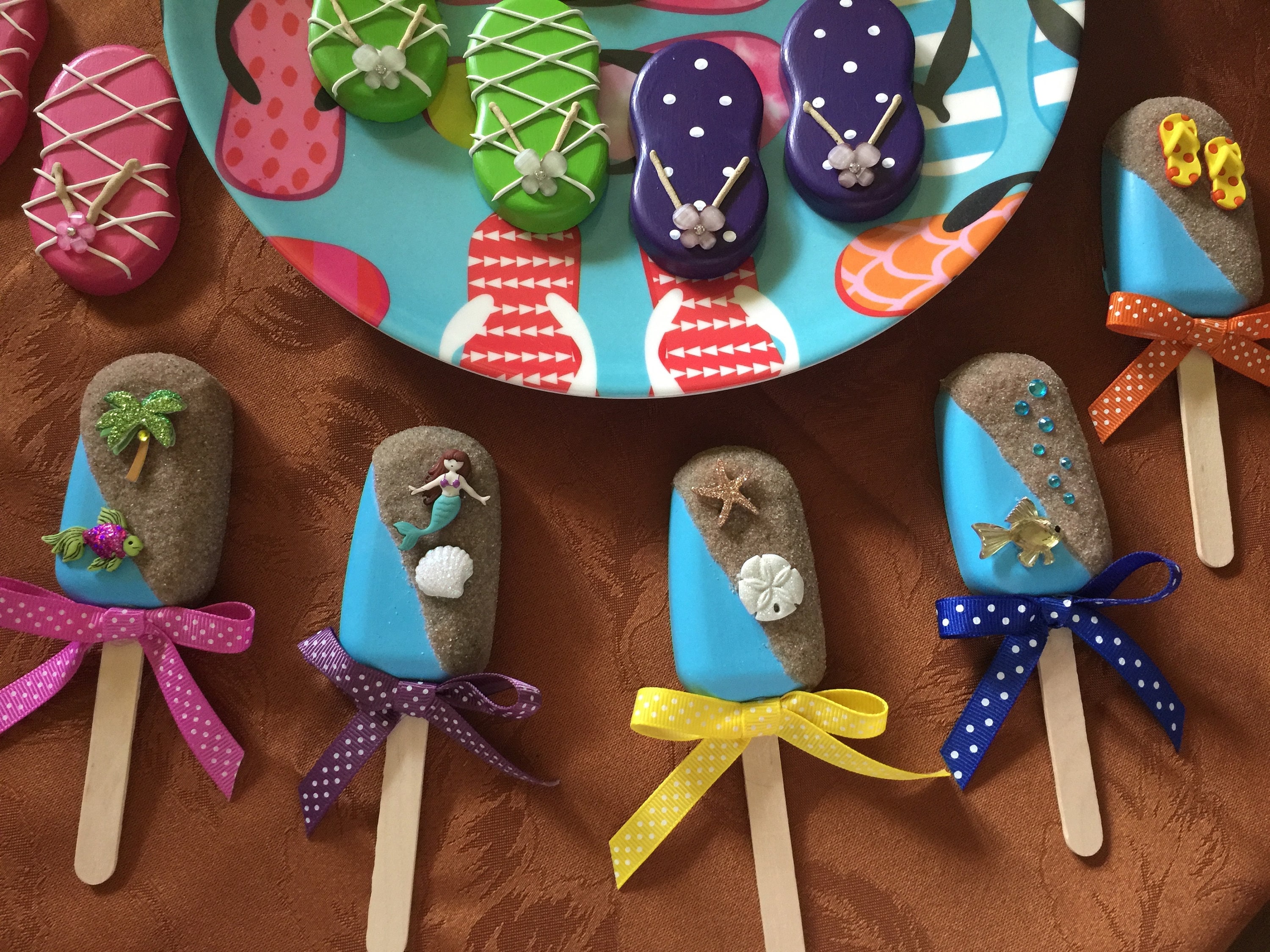 Fake Beach Cakesicle Fake Beach Popsicle Pool Party Decor - Etsy