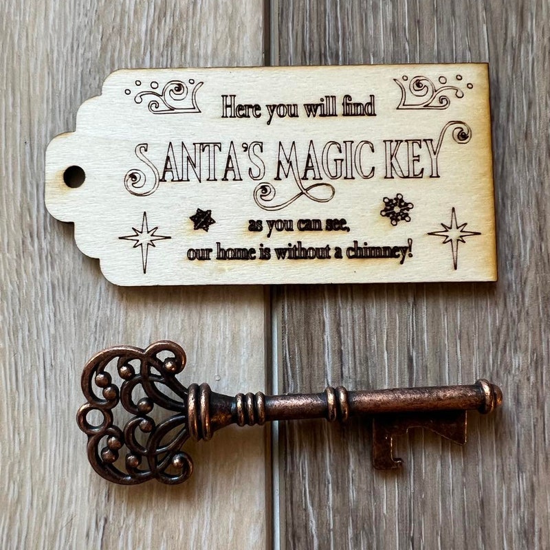 Santa Key - Etsy