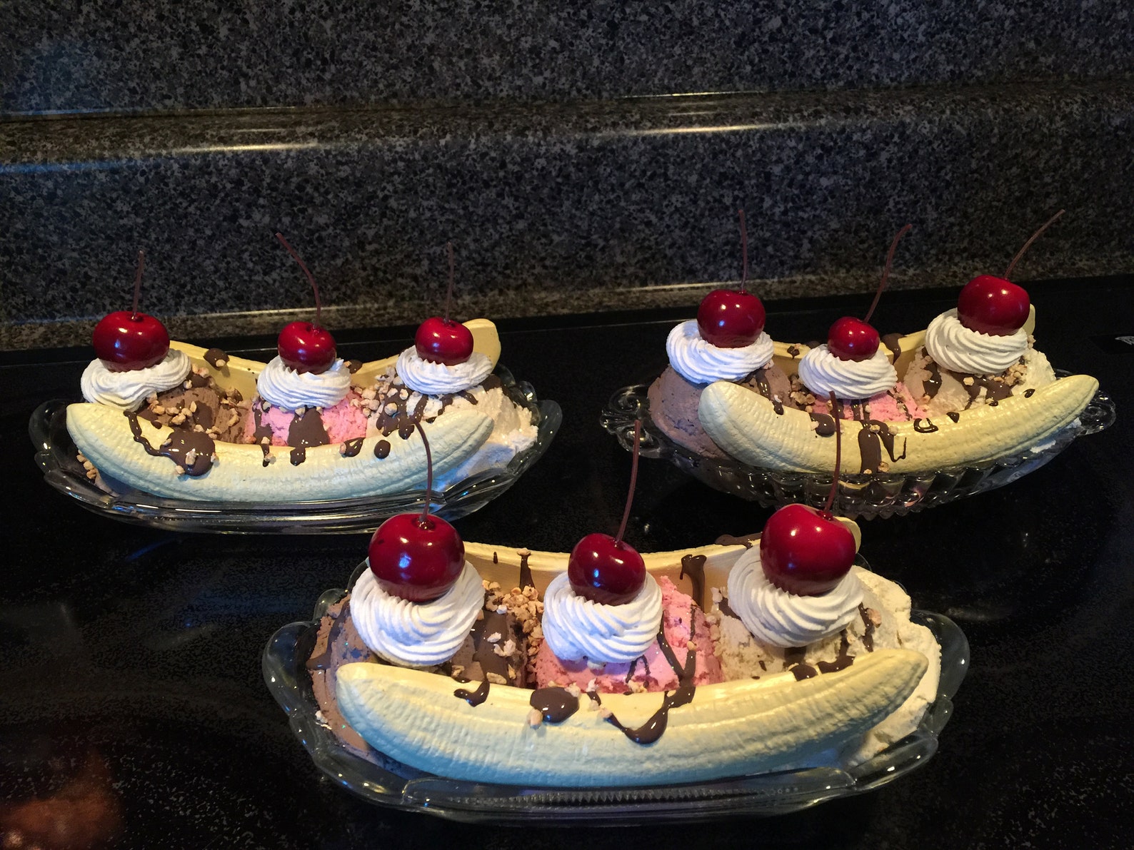 Fake Banana Split Fake Ice Cream Summer Picnic Decor Fake Etsy