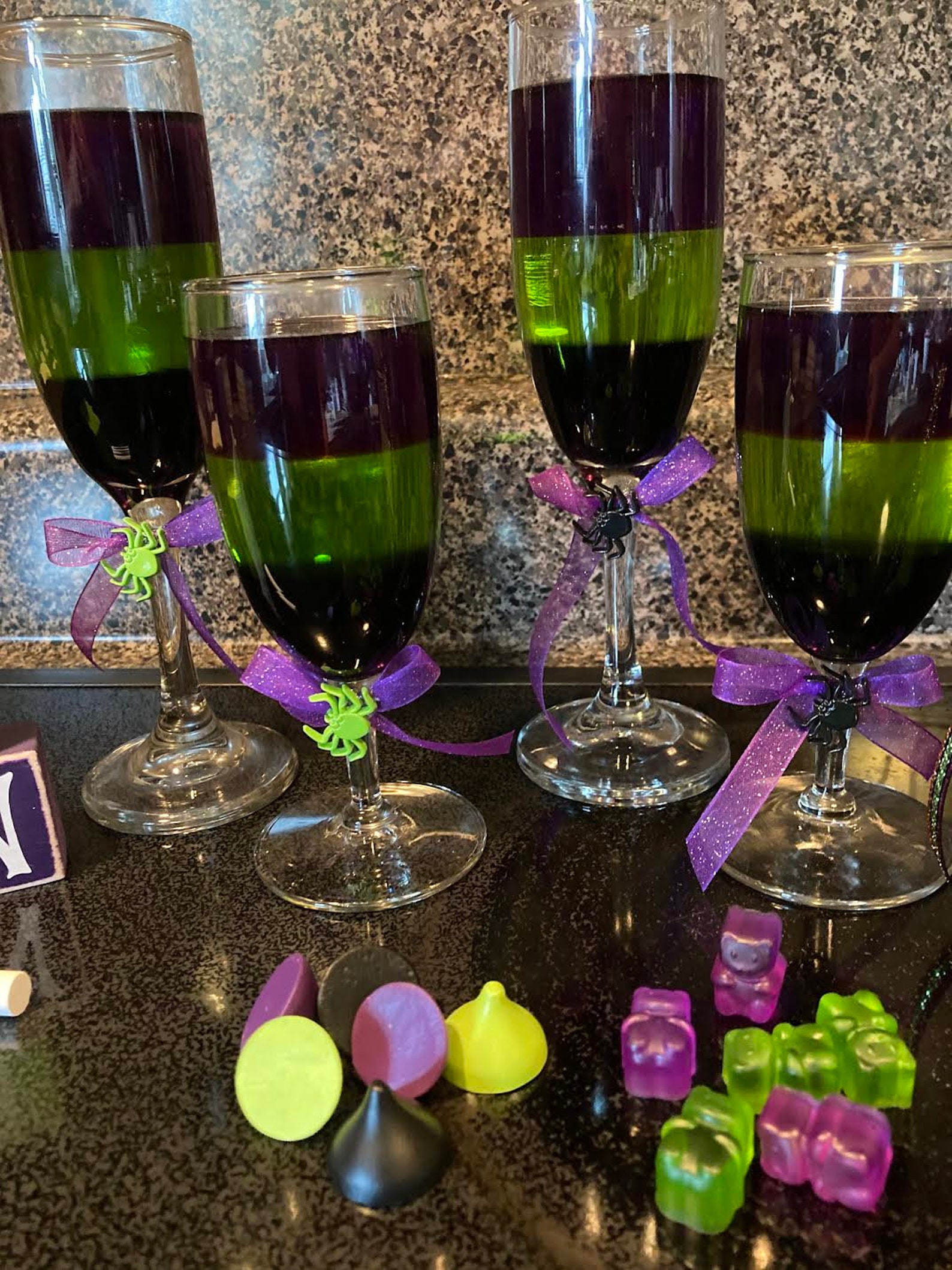 Fake Halloween Drink Fake Layered Halloween Drink Halloween - Etsy