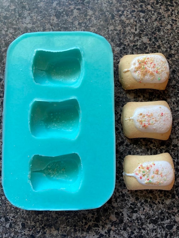 Craft Supplies & Tools Snack PopTarts Snack Size Pop Tart Silicone Mold ...
