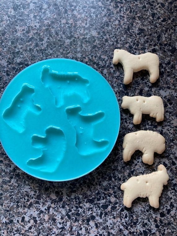 Animal Cracker Silicone Mold | Etsy