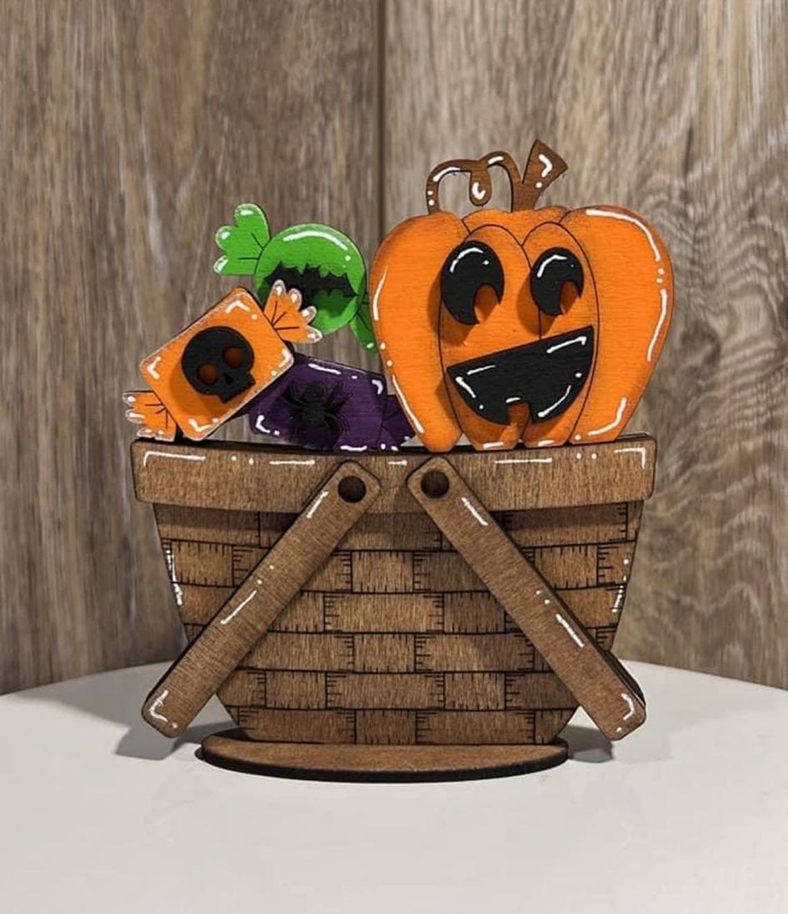 DIY Unfinished Halloween Insert for Small Interchangeable Basket, DIY ...