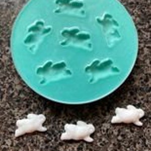 Running Bunny Silicone Mold, Bunny Silicone Mold, Easter Silicone Mold ...