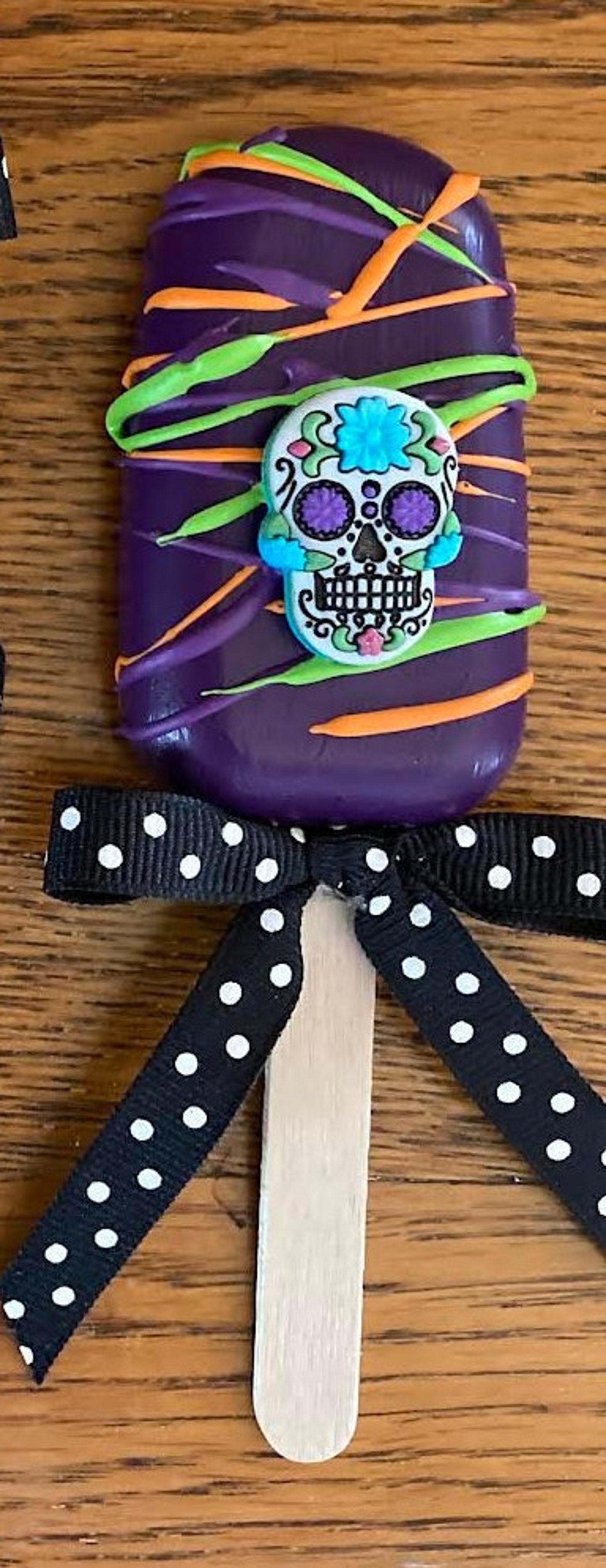 Fake Halloween Cake Pop Fake Halloween Popsicle Fake - Etsy