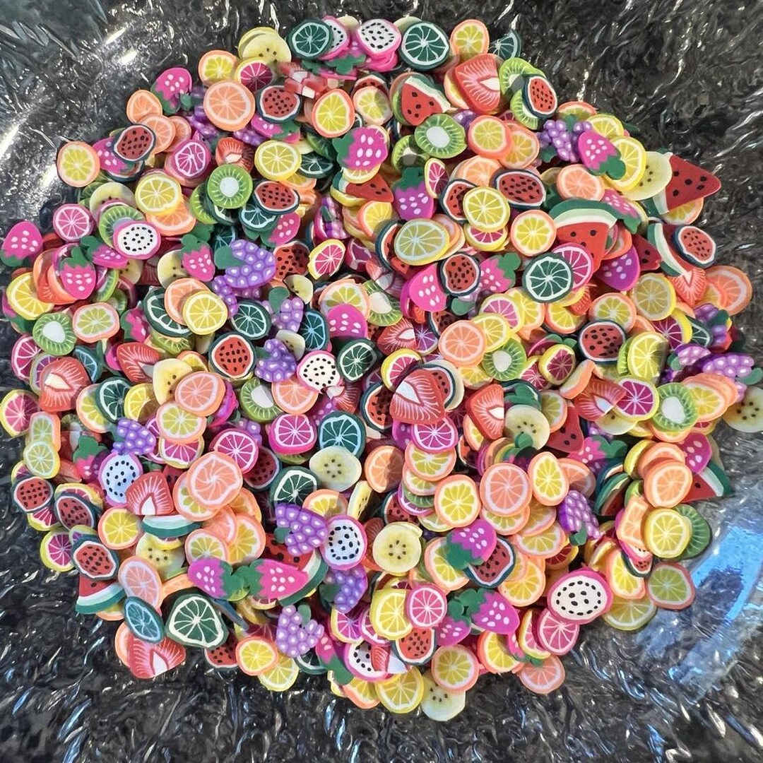 Fake Fruit Sprinkles, Polymer Clay Fake Sprinkles, Fruit Sprinkles ...