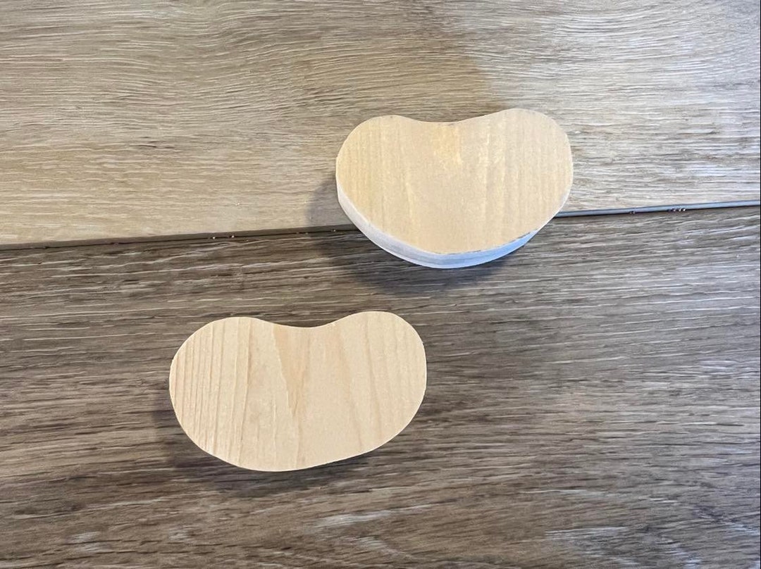 Wooden Jelly Bean Cut Out, Wood Jelly Bean Cut Out, Wood Jelly Bean ...