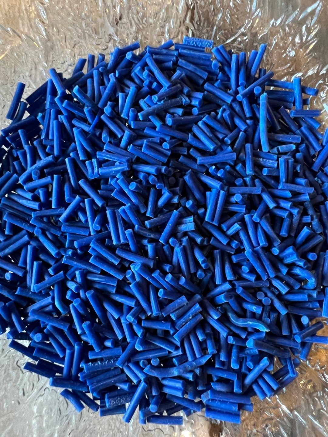 Fake Blue Sprinkles, Polymer Clay Fake Sprinkles, Blue Polymer ...