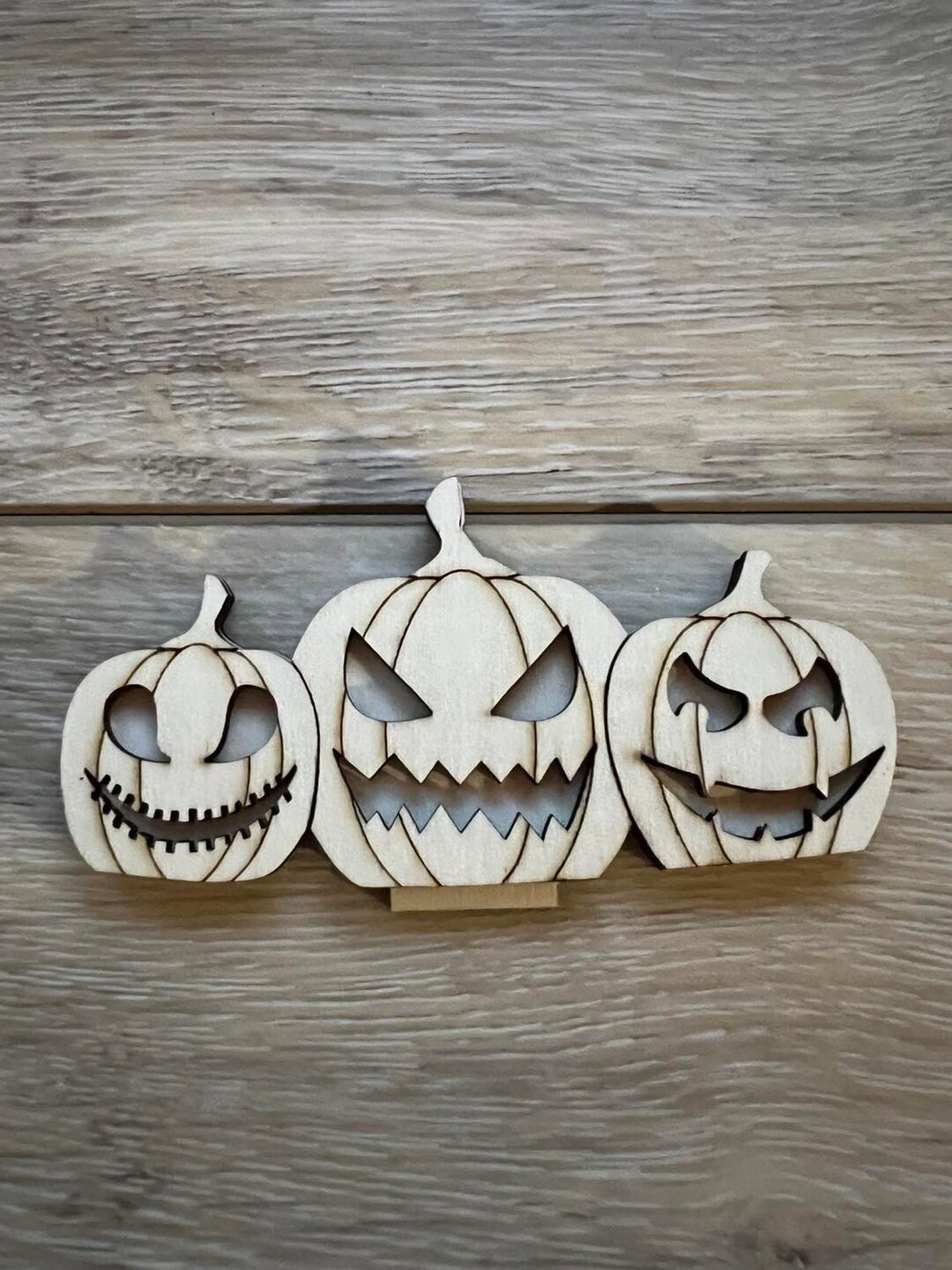 DIY Unfinished Jack O Lantern Insert for Small Interchangeable Basket ...