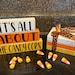 Halloween Stackable Sign Candy Corn Kisses Sign Holiday - Etsy