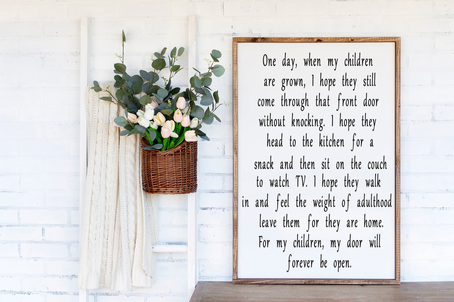 One Day When My Children Are Grown Sign | Etsy