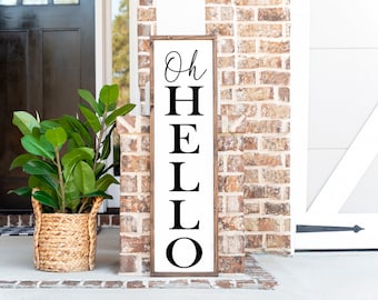 Hello sign | Etsy