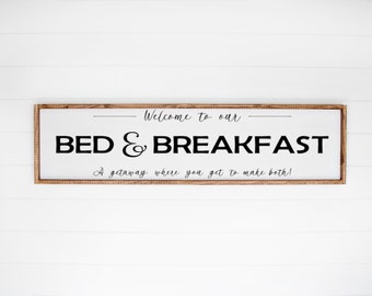 Bed and Breakfast Sign | Etsy