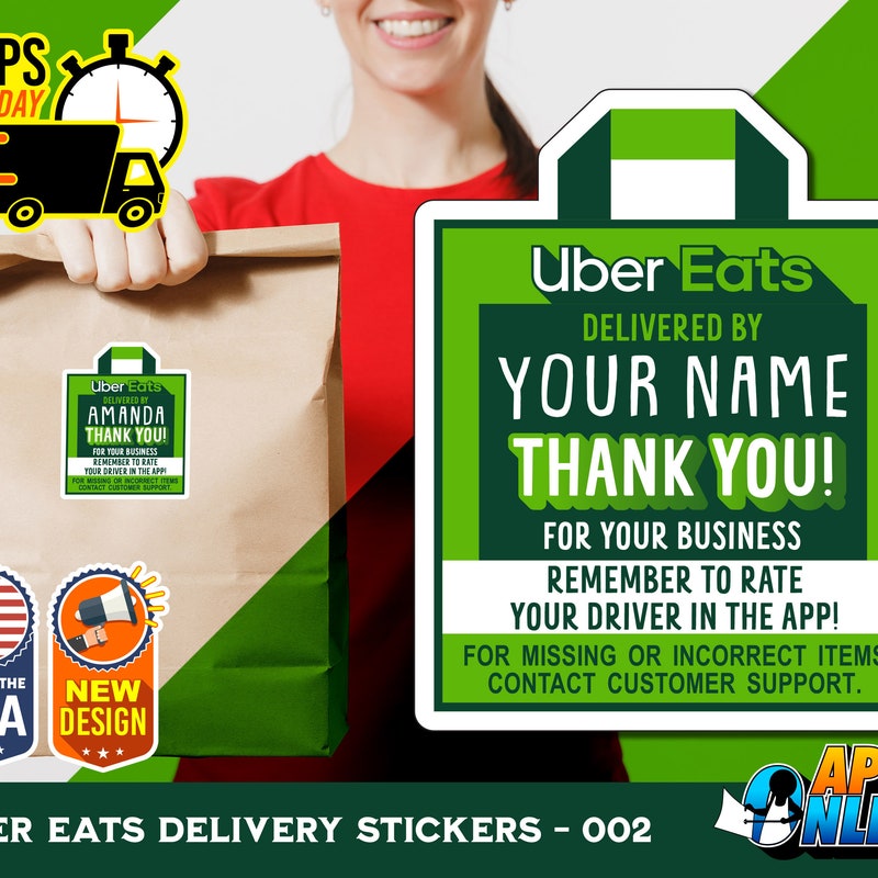Uber Eats Decal - Etsy