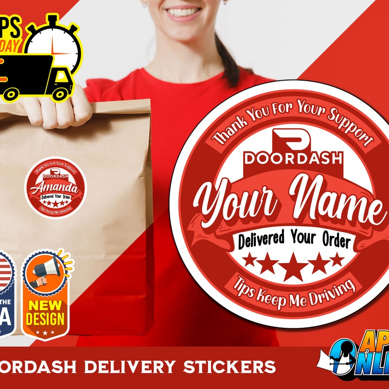 Doordash Sticker - Etsy Canada