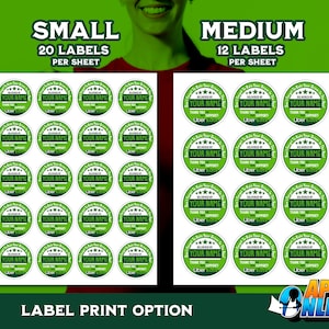 Personalized Uber Eats Labels - Delivery Circle Stickers - Food ...