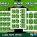 Personalized Uber Eats Labels Delivery Bag Shaped Stickers Food ...