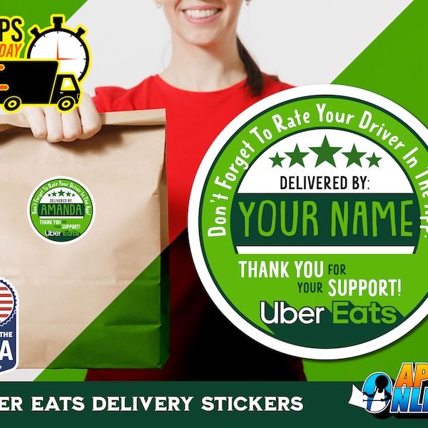 Uber Eats Decal - Etsy