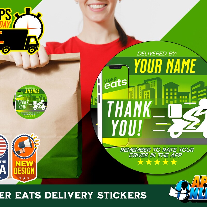 Uber Eats Decal - Etsy