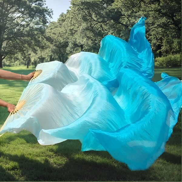 Silk Fan Veils - Etsy