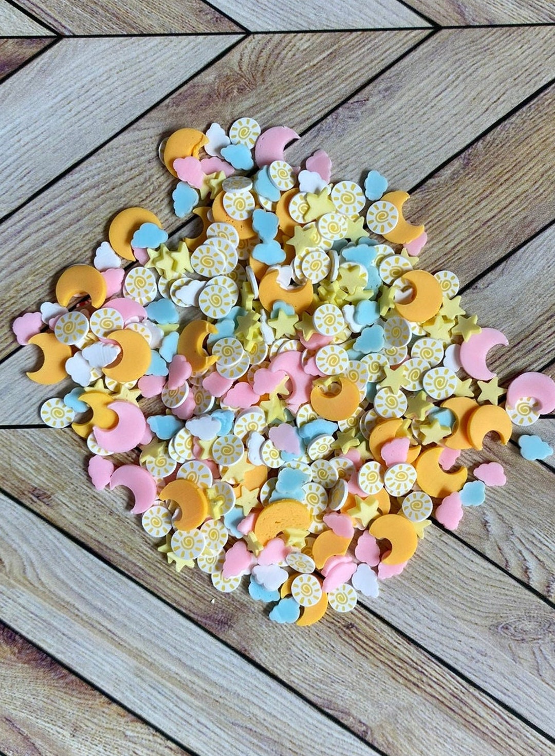 Happy Sunshine Polymer Clay Sprinkles , Craft Supply , Tumbler ...