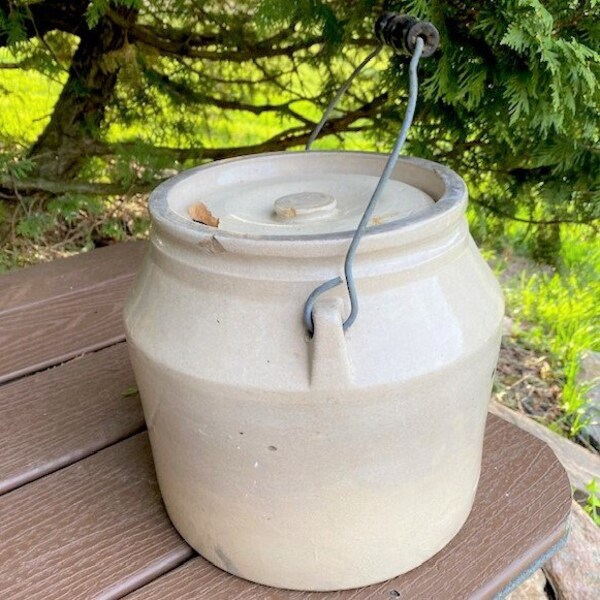 Primitive Crock - Etsy