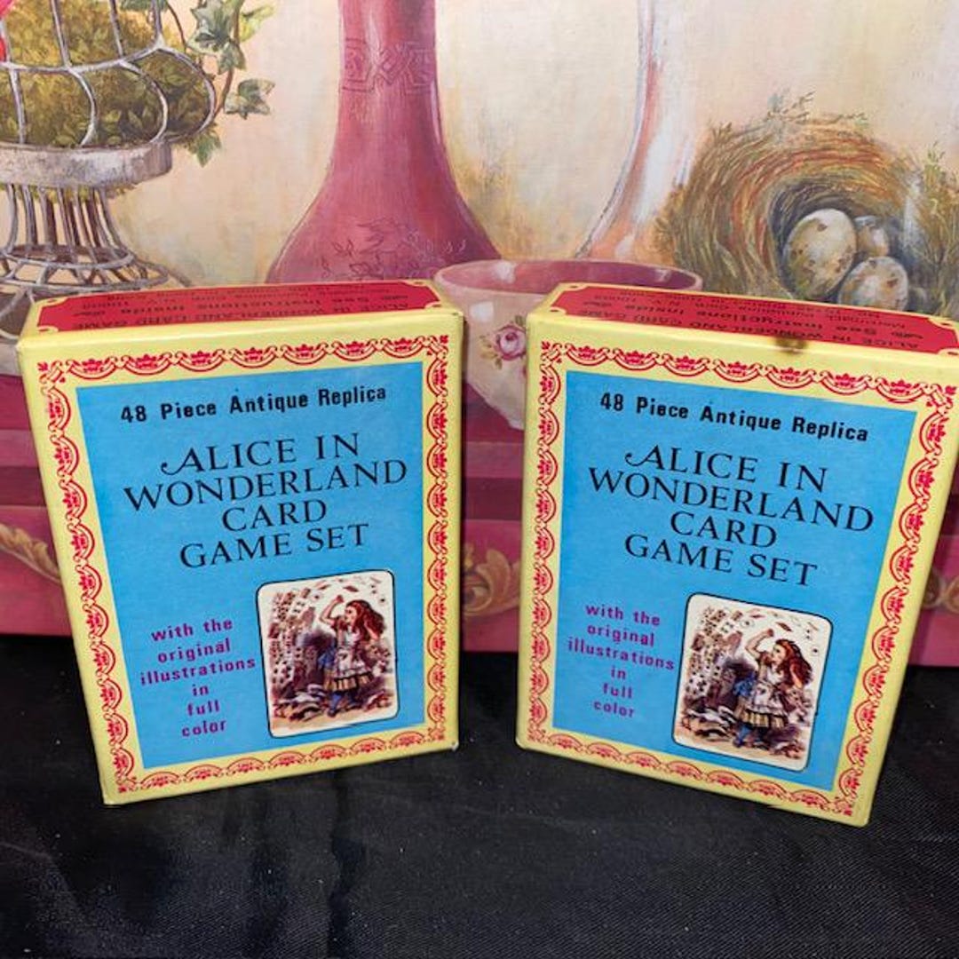 Alice in Wonderland Vintage Card Game - 1974 Edition, W/john Tenniel ...