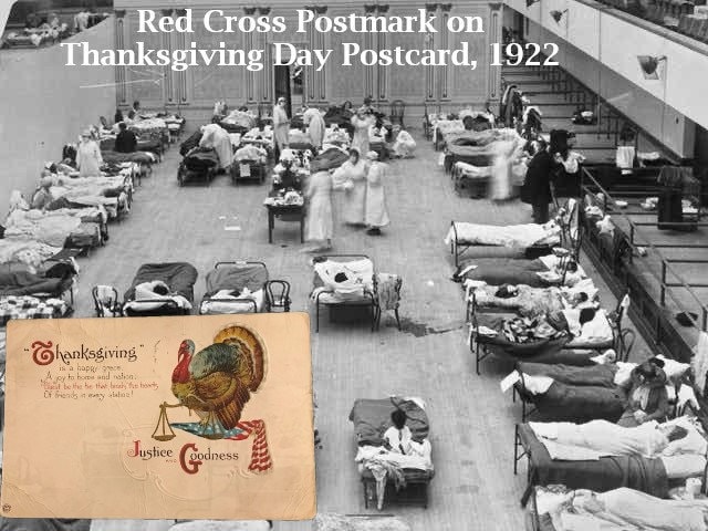 Vintage Thanksgiving Day Postcard Red Cross Roll Call - Etsy