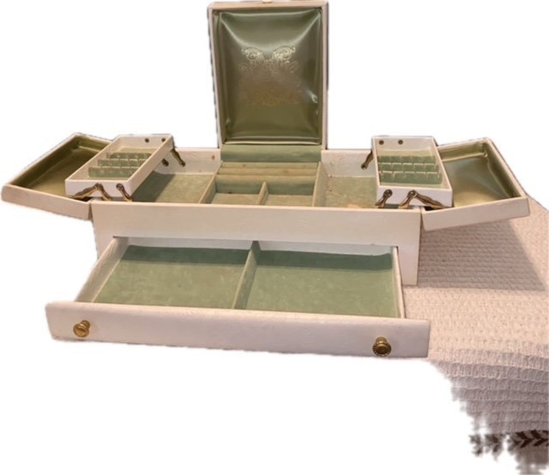 Buxton Vintage Jewelry Box Contains Lot of Old to New Costume Jewelry ...